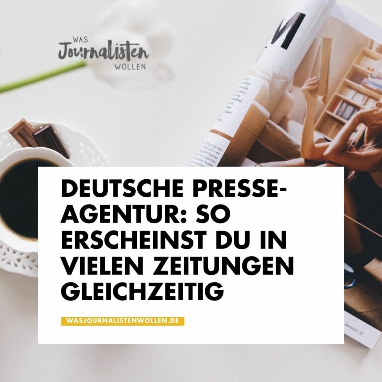 Deutsche Presse-Agentur: Der Turbo für deine Pressearbeit! ⚡
